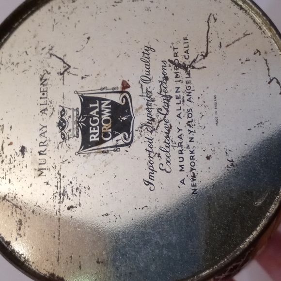 Accents | Vintage 195s Murray Allen Crown Regal Candy Tin | Poshmark